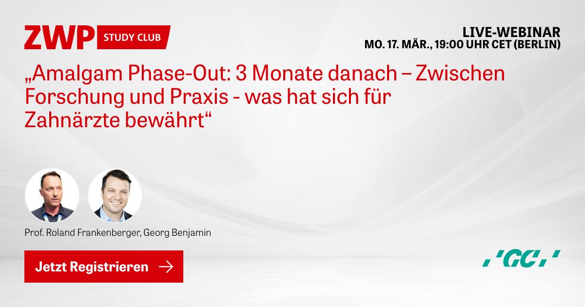 „Amalgam Phase-Out: 3 Monate danach – Zwischen Forschung und Praxis - was hat sich für Zahnärzte ...